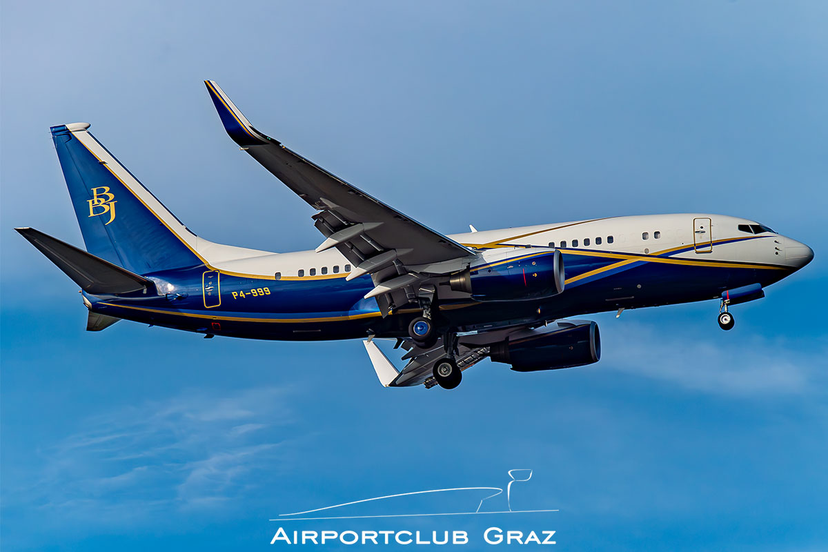 Boeing Business Jet in Graz - Airportclub Graz