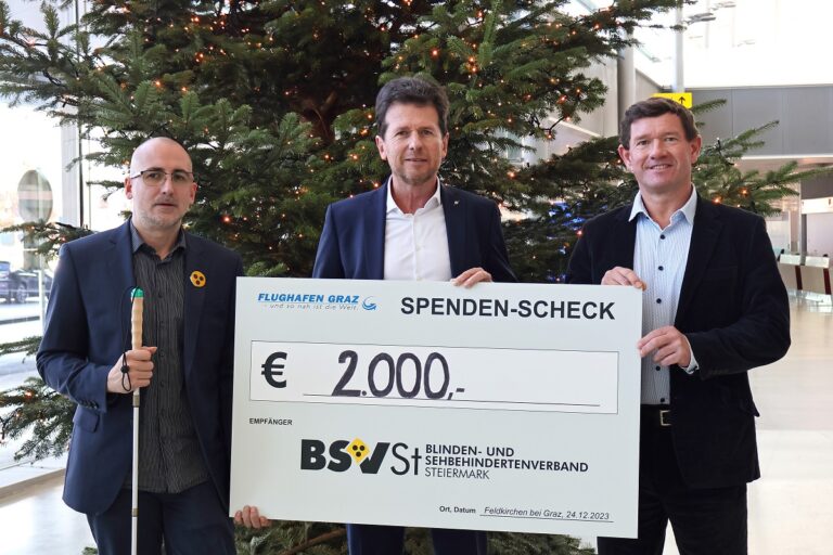 Ein Christkindl für den Blinden- und Sehbehindertenverband Steiermark ...